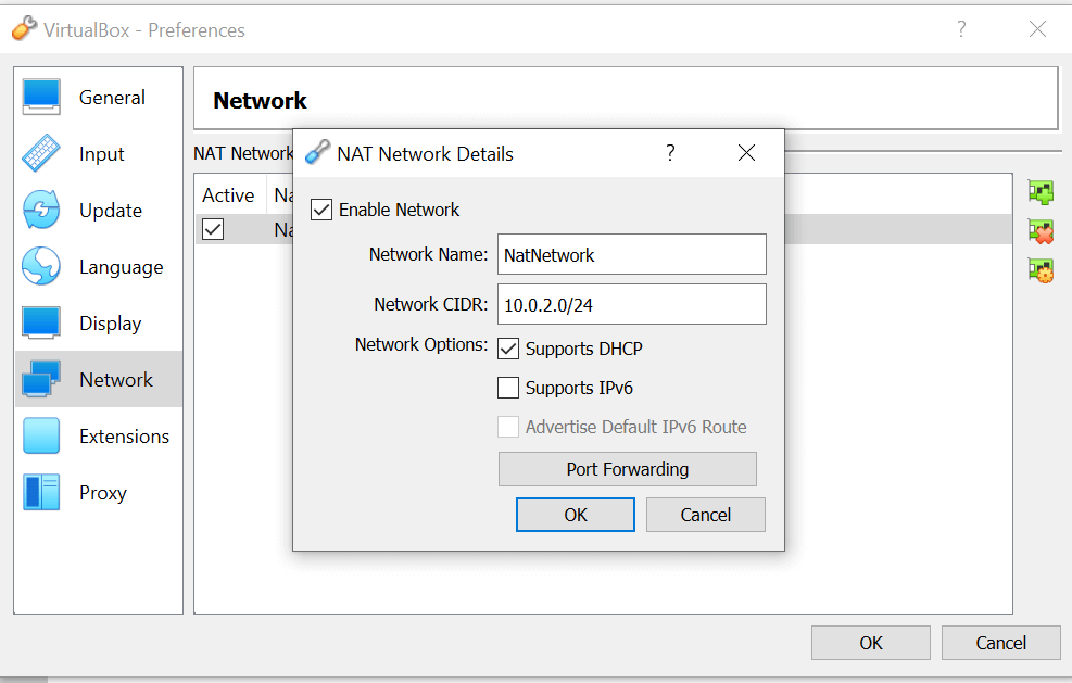 How To Create And Use NAT Network In VirtualBox | techbeatly