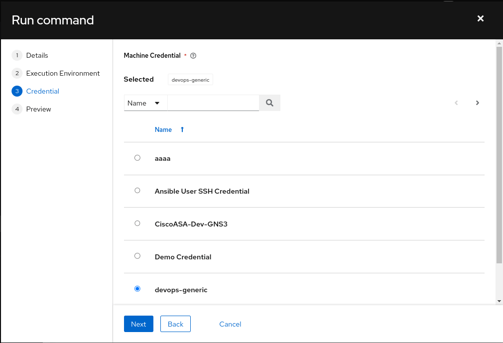Running Ad Hoc Commands From Ansible Automation Controller Ansible Automation Platform