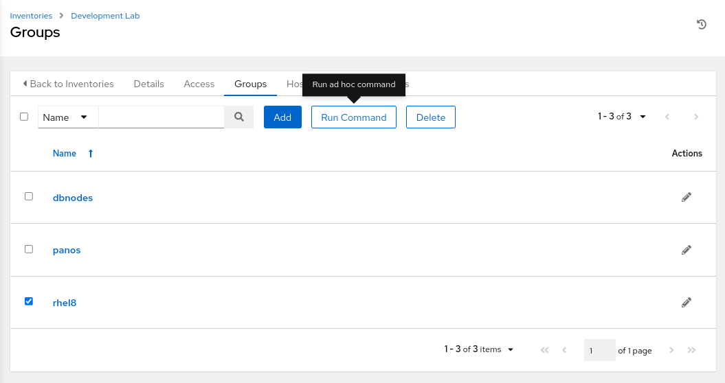Running Ad Hoc Commands From Ansible Automation Controller Ansible Automation Platform 3696