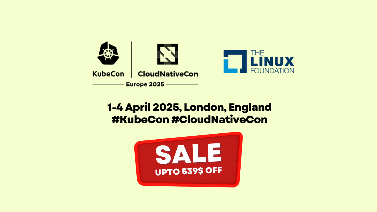 Promo - Get 30% Off on KubeCon + CloudNativeCon Europe 2025 Tickets ... Promo - Get 30% Off on KubeCon + CloudNativeCon Europe 2025 Tickets ...